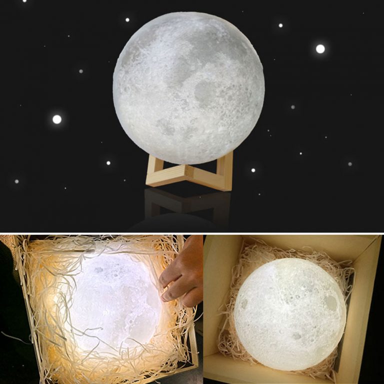 Enchanting 3D Moon Light - GiftTheGalaxy.com - The Best Gifts in the ...