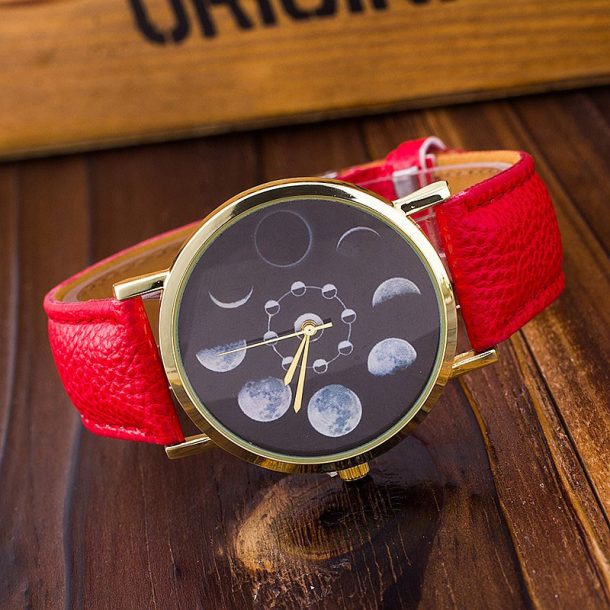 Moon Phases Watch - GiftTheGalaxy.com - The Best Gifts in the Galaxy!