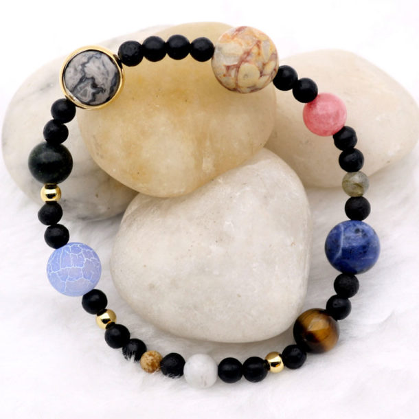 Stone Solar System Bracelet - GiftTheGalaxy.com - The Best Gifts in the ...